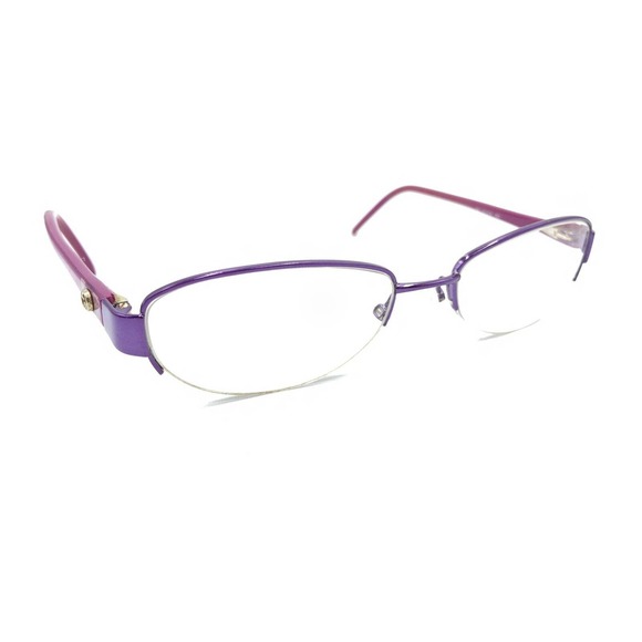Gucci | Accessories | Gucci Gg 278 Se2 Purple Half Rim Eyeglasses ...